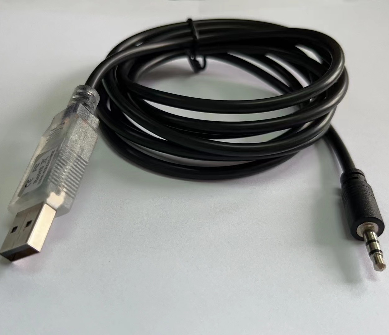 USB RS232 Seriel Cable to 2.5mm 3.5MM Audio Jack Adapter Converter XLR ...